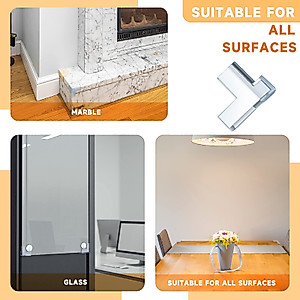 Corner Protector Baby Proofing Safety Table Corner Guards Baby Proof Safety Products Pre Taped Furniture Protector Clear Edge Bumpers Guard for Baby, Kids, Fireplace, Countertop (8)