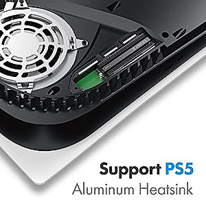 ineo M.2 heatsink 2280 SSD with Thermal Silicone pad for PC / PS5 M.2 PCIE NVMe SSD [M16]