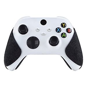 eXtremeRate PlayVital Anti-Skid Sweat-Absorbent Controller Grip for Xbox Series X/S Controller, Professional Textured Soft Rubber Pads Handle Grips for Xbox Series X/S Controller - Diamond Grain