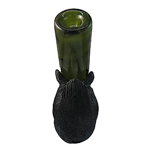 Playful Antarctic Penguin Wine Bottle Holder By DWK | Tabletop South Pole Decor And Centerpiece