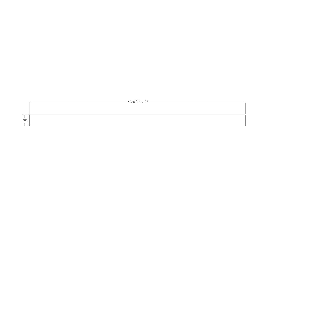 Lee Engineering Aluminum Lab Frame Lattice Rod 1/2" Diameter X 48"