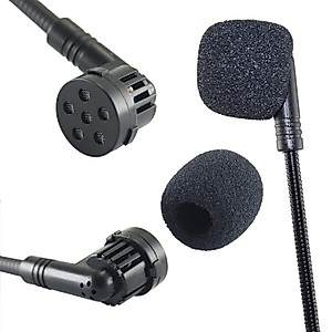 EXMAX Over Ear 3.5mm/1/8 Hands Free Cardioid Wired Audio Boom Condenser Classroom Mic Headset Microphone for UHF-938 ATG-100T Wireless Tour Guide System Voice Amplifier Conference PC Laptop Tablet