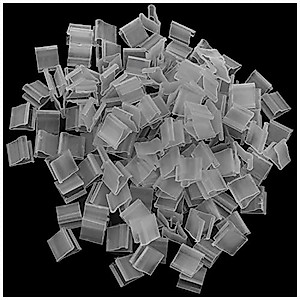 AYLIFU Transparent Balloon V-shaped Clip Plastic V-shaped Balloon Clip Wedding Creative Balloon Clip Wedding Party Halloween Sealed Balloon Clip 150 pieces