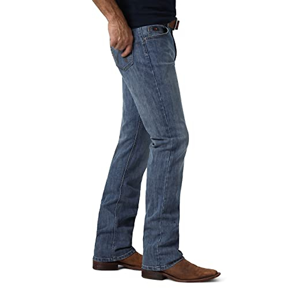 Wrangler Men's 20X Competition Active Flex Slim Fit Jean, Overcast, 35W x 32L
