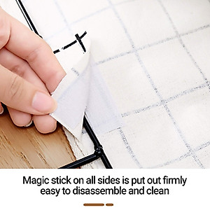 DRON TOOON Fabric Wall Hanging Storage Caddy Bag Over the Door Pouch Organizer for Bedroom Bathroom Kitchen (3Pack-B)…