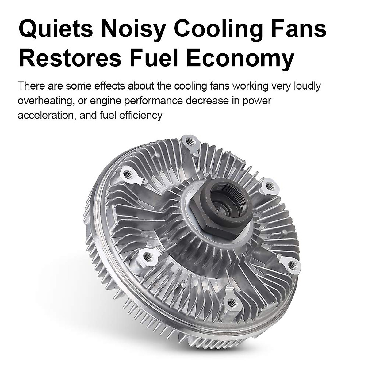 WATERWICH Fan Clutch Compatible with Ford 94-97 F250 F350 F59, 93-97 F Super Duty & 95-97 E350 Econoline 7.3L Powerstroke Diesel Replace# 2835