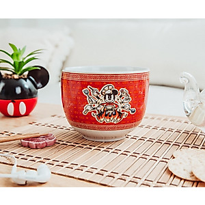 Disney Mickey Mouse Wild Wok 20-Ounce Ramen Bowl and Chopstick Set