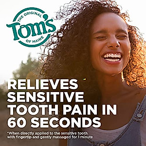 Tom's of Maine Fluoride-Free Rapid Relief Sensitive Toothpaste, Fresh Mint, 4 oz. 3-Pack (Packaging May Vary)