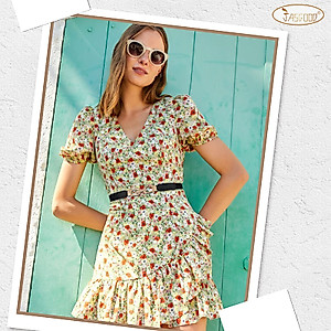 JASGOOD 3 Pack Women Stretchy Waist Belt Retro Elastic Skinny Belt for Ladies with Gold Buckle