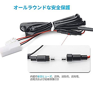 MICTUNING Upgraded Dual USB Port 6.4A QC3.0 Quick Charger with Blue LED Digital Voltmeter Replacement for Toyota, Compatible with Cellphone iPad PDA Laptop GPS (Surface Size 1.3 x 0.9 inches)