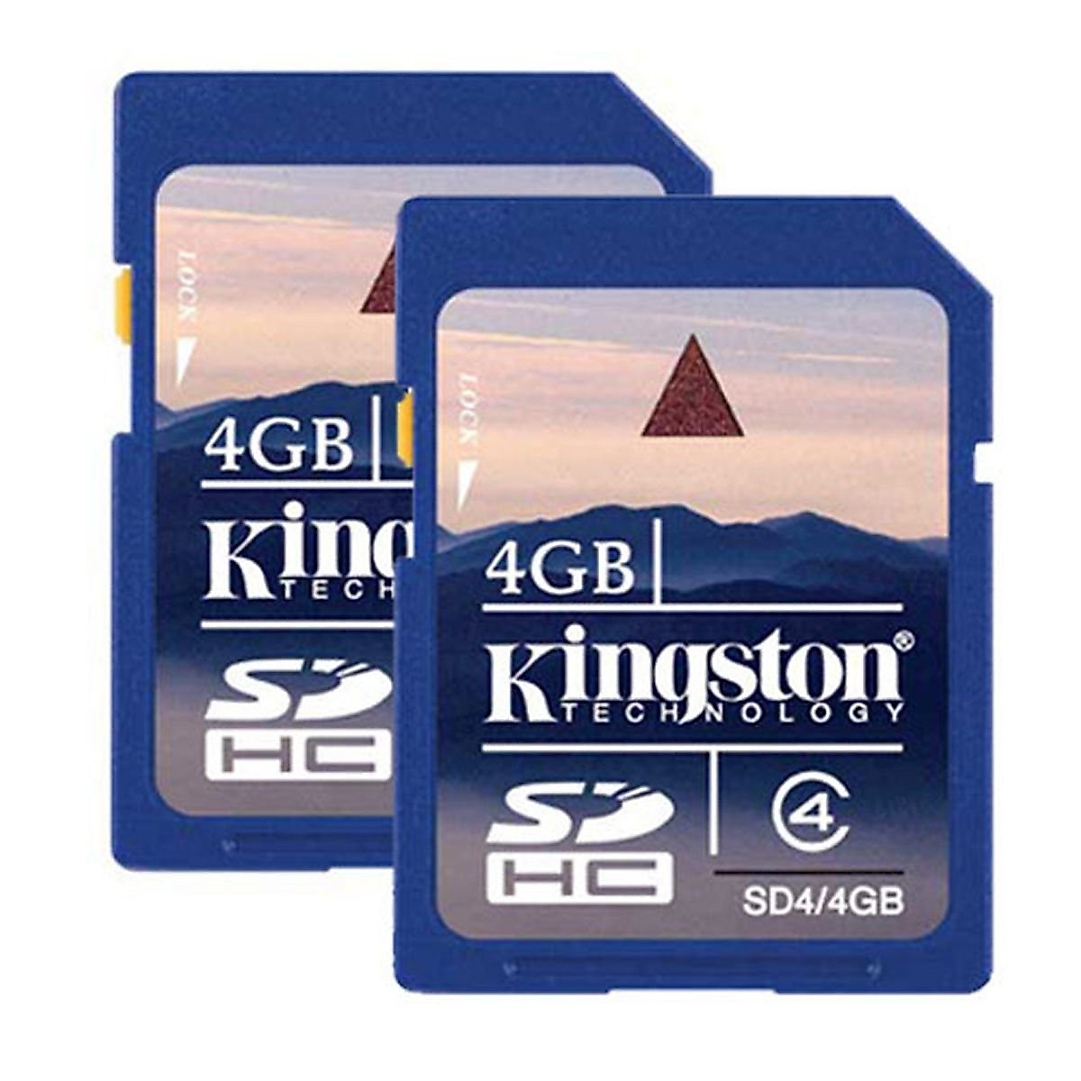 Kingston 4 GB Class 4 SDHC Flash Memory Card 2-Pack SD4/4GB-2P