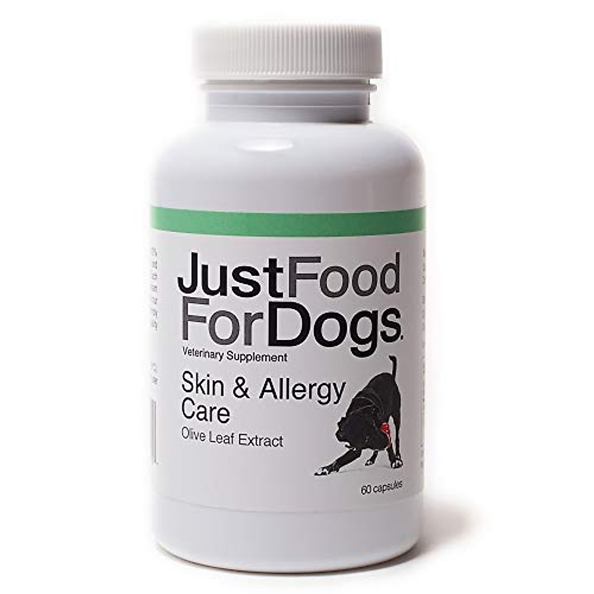 JustFoodForDogs Skin & Allergy Care Supplements for Dogs - Immunity Booster with Skin Healing Relief (60 Count)