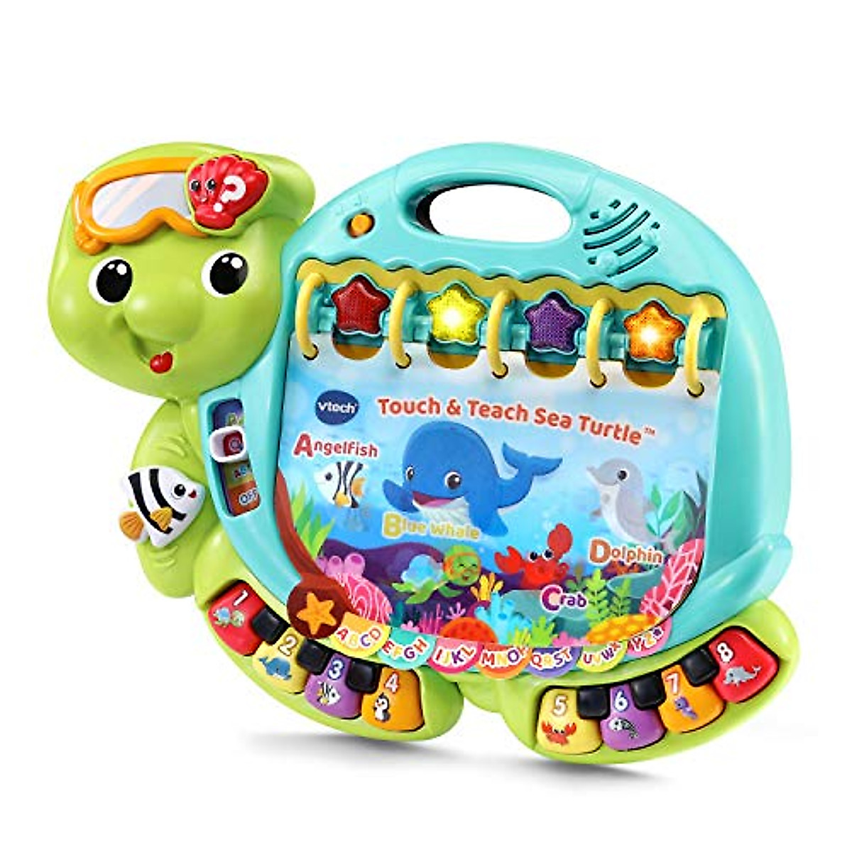 VTech Touch and Teach Sea Turtle Interactive Learning Book , Green