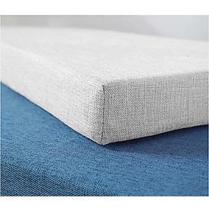 Soft Indoor Deep Seat Cushions, Thick Foam Sofa Chair Seat Pads Non-Slip Removable Chair Seat Cushion Replacement Cushion