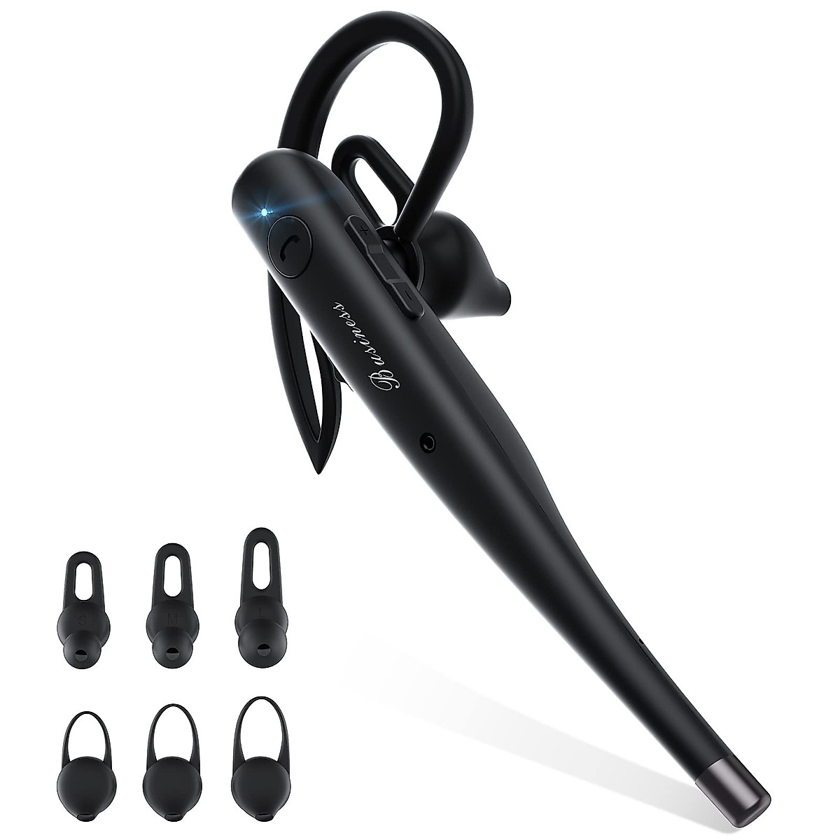 Bluetooth Headphones CVC8.0 Trucker Wireless Headphone with Dual Mic Noise Canceling, Bluetooth V5.1 Hands-Free Headphones for Cell Phone Business Office Driving