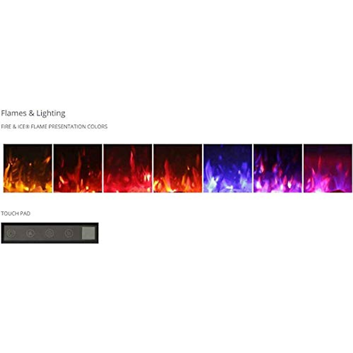 Amantii Symmetry Bespoke 50" Electric Fireplace