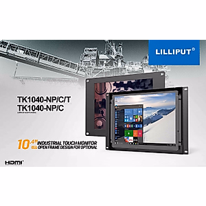 LILLIPUT 10.4" TK1040-NP/C/T-A 5-Wire resisitive 4:3 HDMI Open Frame Touch Screen