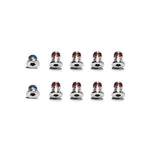 ICTION New Bottom Case Screws (Pentalobe x10) Replacement for MacBook Pro Retina 13" A1425 / A1502 & 15" A1398 (2012-2015) (Retina Screws(1set/10pcs)