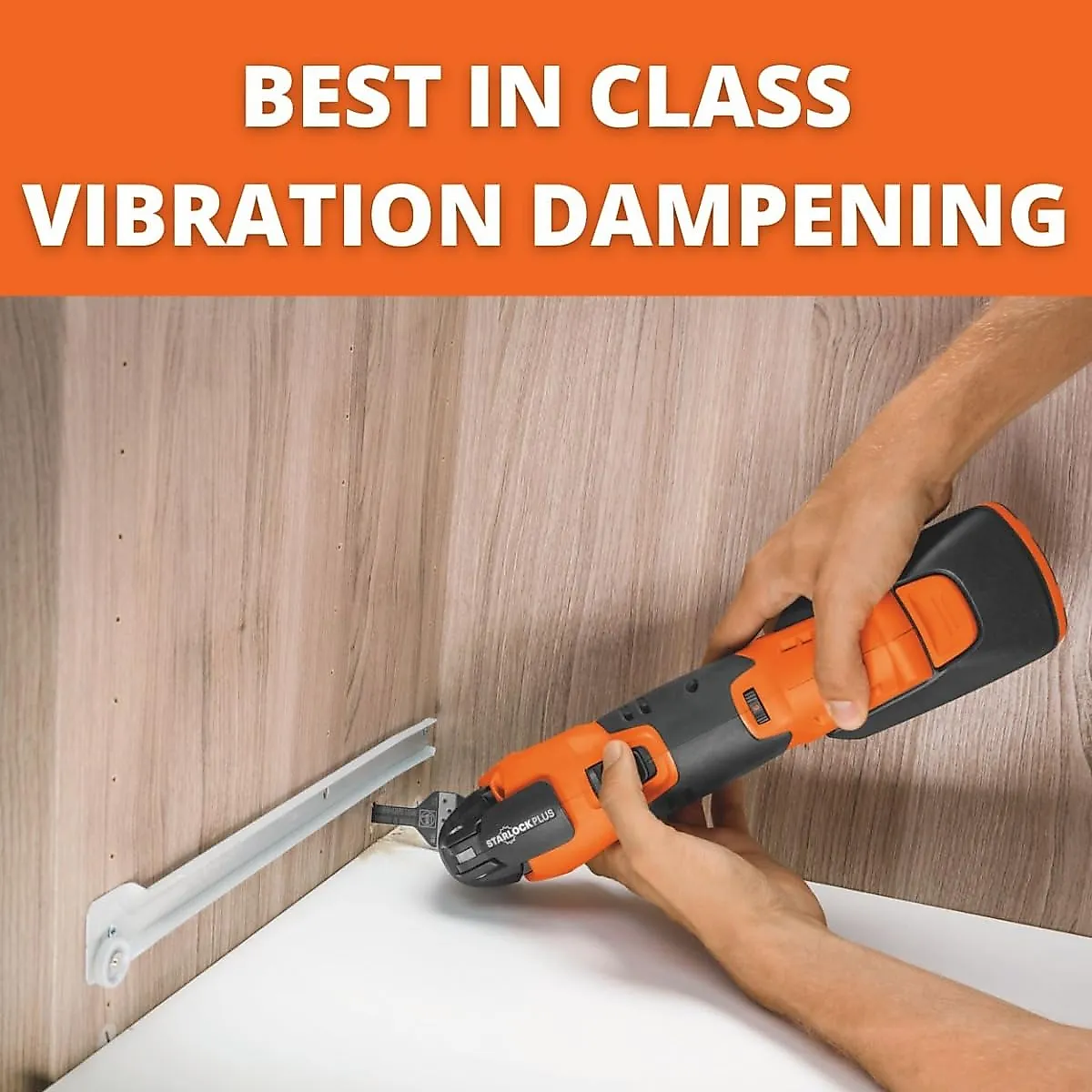 Fein Cordless MultiMaster AMM 500 Plus Top 4 Ah AS for Interior Construction and Renovation - Starlock Plus Mount, QuickIn System, Constant Speed, Metal Drive Head - 71293861090