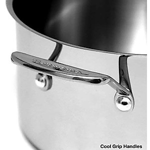 Cuisinart 744-24 Chef's Classic Stainless Stockpot with Cover, 6-Quart,Silver