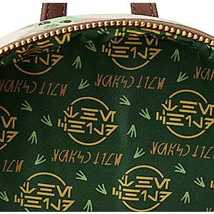 Loungefly Star Wars The Mandalorian Baby Yoda Grogu AOP Womens Double Strap Shoulder Bag Purse