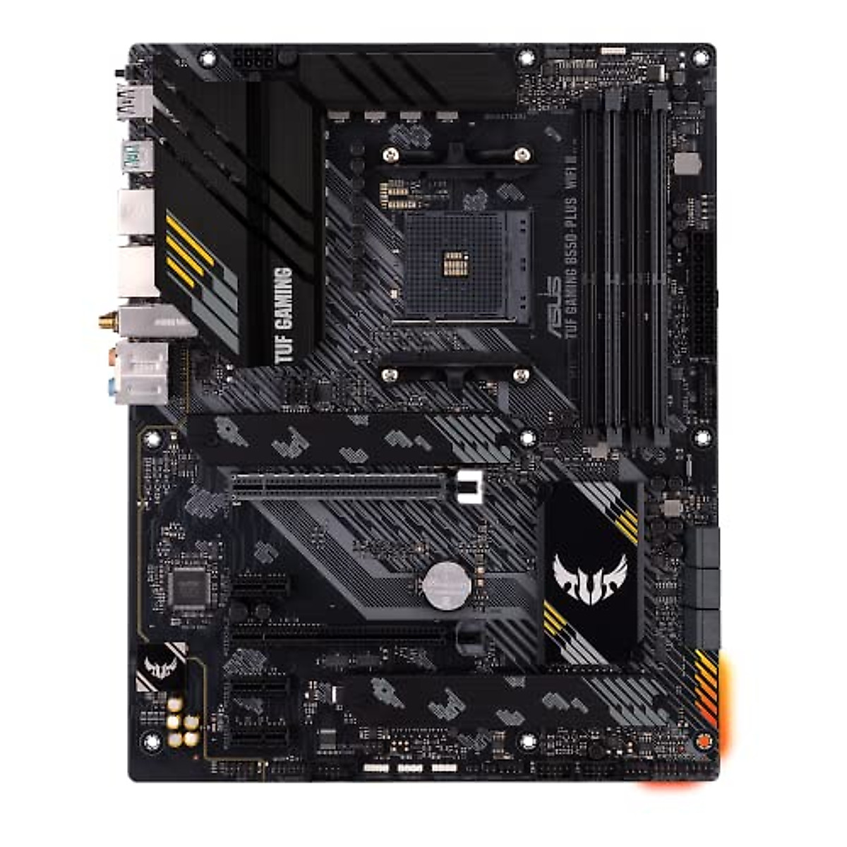 ASUS TUF Gaming B550-PLUS WiFi II AMD AM4 (3rd Gen Ryzen™) ATX Gaming Motherboard (PCIe 4.0, WiFi 6, 2.5Gb LAN, BIOS Flashback, USB 3.2 Gen 2, Addressable Gen 2 RGB Header and Aura Sync)