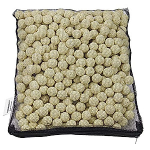 AQUANEAT Bio Ball Filter Media for Freshwater Aquarium and Marine Fish Tank Sump • Canister Filter • HOB Filter • Refugium • Koi Ponds (1 Gallon)