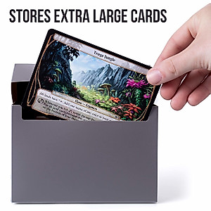 Stratagem The Big Box Double-Wide - Two Deck Oversized TCG Deck Box - Duel Deck Compatible with MTG Magic the Gathering Planechase, Archenemy Baseball, LCGs - Trading Card Games