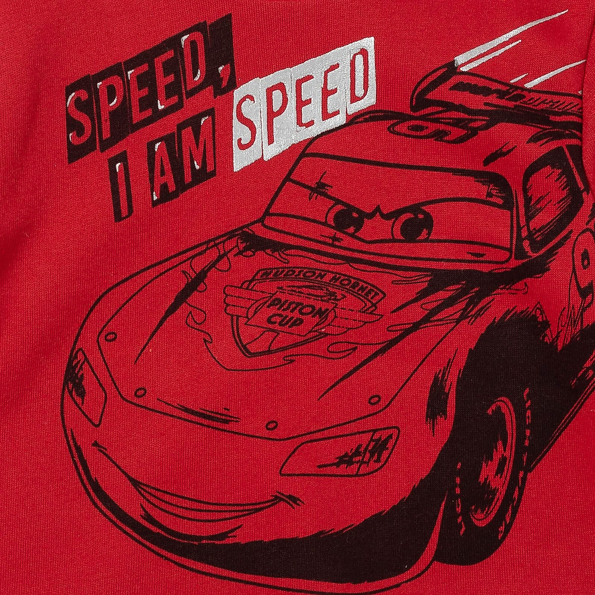 Disney Pixar Cars Lightning McQueen Toddler Boys Fleece Sweatshirt Red 3T