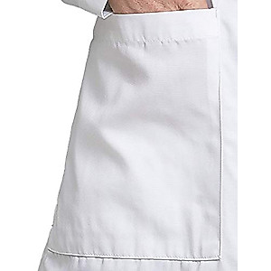 Med Couture Women's Lab Coat 37 inch White Labcoat Long, White, Medium