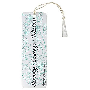 Serenity Prayer 2 x 6 Glossy Paper Bookmark with Tassel Pack of 12