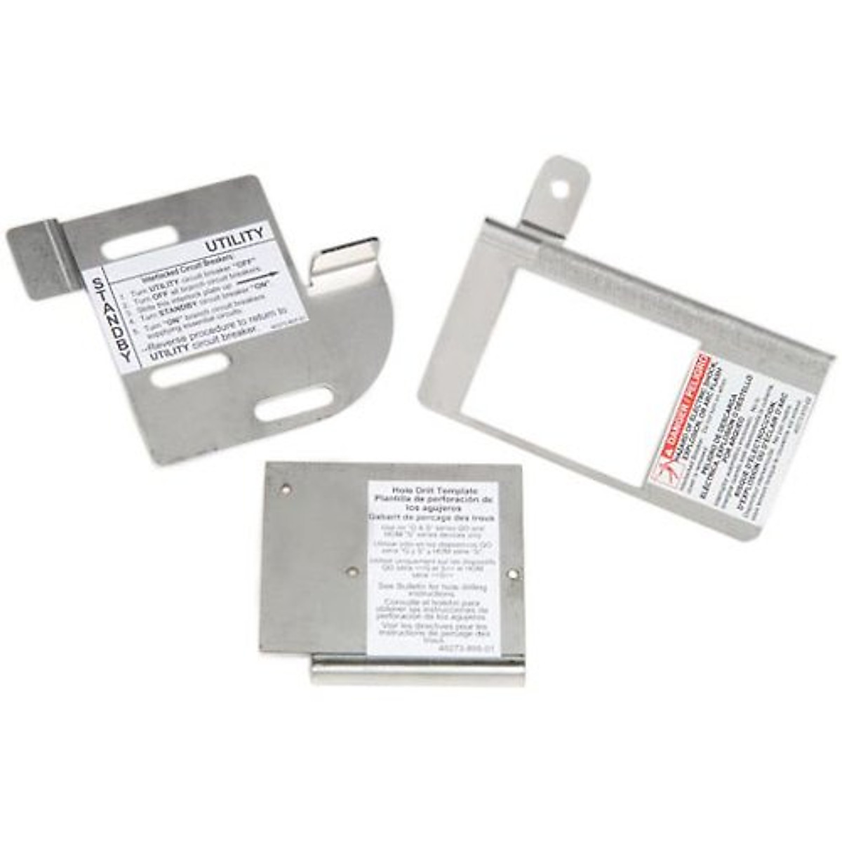 Square D - HOMCGK2C Homeline Cover Generator and QOM2 Frame Size Main Breaker Interlock Kit