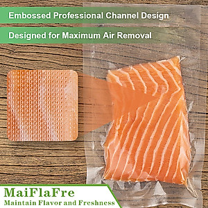 MaiFlaFre 8x50 2 Pack Vacuum Sealer Bags Rolls with Commercial Grade, BPA Free, Heavy Duty, Great for Vac Storage, Meal Prep or Sous Vide