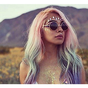 CAI Beauty NYC Silver Glitter | Easy to Apply, Easy to Remove | Roll On Shimmer for Body, Face and Hair| Holographic Cosmetic Grade Glamour