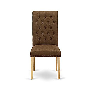 East West Furniture DLBR5-OAK-18 Dinette Set, 5-Piece