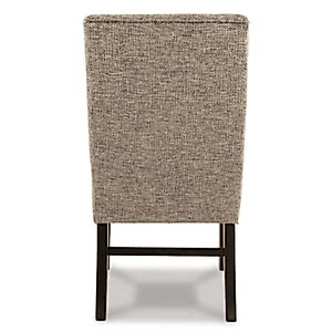 Signature Design by Ashley Sommerford Modern Farmhouse Upholstered 2 Piece Dining Chair Set, Brown