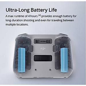 Original RC Controller - High-performance remote control for DJI Mavic 3 and DJI Mini 3 Pro, O3+ image transmission support, transmission distance up to 15 km, with Lanyard and screen tempered film