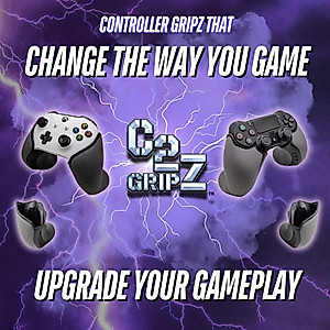 C2 Gripz Controller Grips Compatible with Xbox One | Compatible with Xbox Series X/S Controller | Ergonomically Engineered for Performance and Comfort | Non-Slip | Small