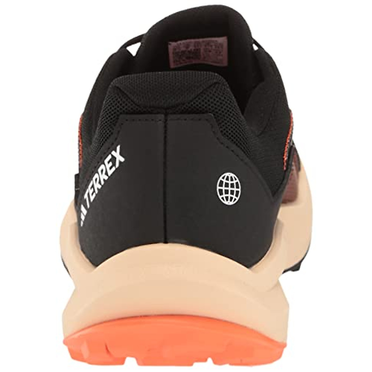 adidas Men's Terrex Trailrider Trail Running Shoe, Impact Orange/White/Black, 10