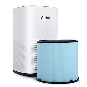 AIRTOK Air Purifier AP1001 Replacement Filters 2-Pack, 5-Layer Purification System, H13 True HEPA Filter, Activated Carbon Filter and More