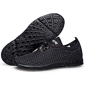 DOUSSPRT Men's Water Shoes Quick Drying Sports Aqua Shoes Size 8