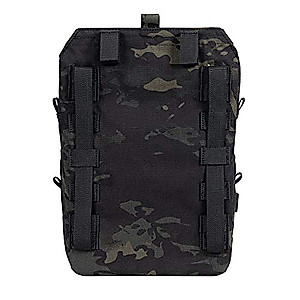 EXCELLENT ELITE SPANKER Tactical MOLLE Hydration Pack for 3L Hydration Water Bladder Molle Vest Accessory (Multicam Black)