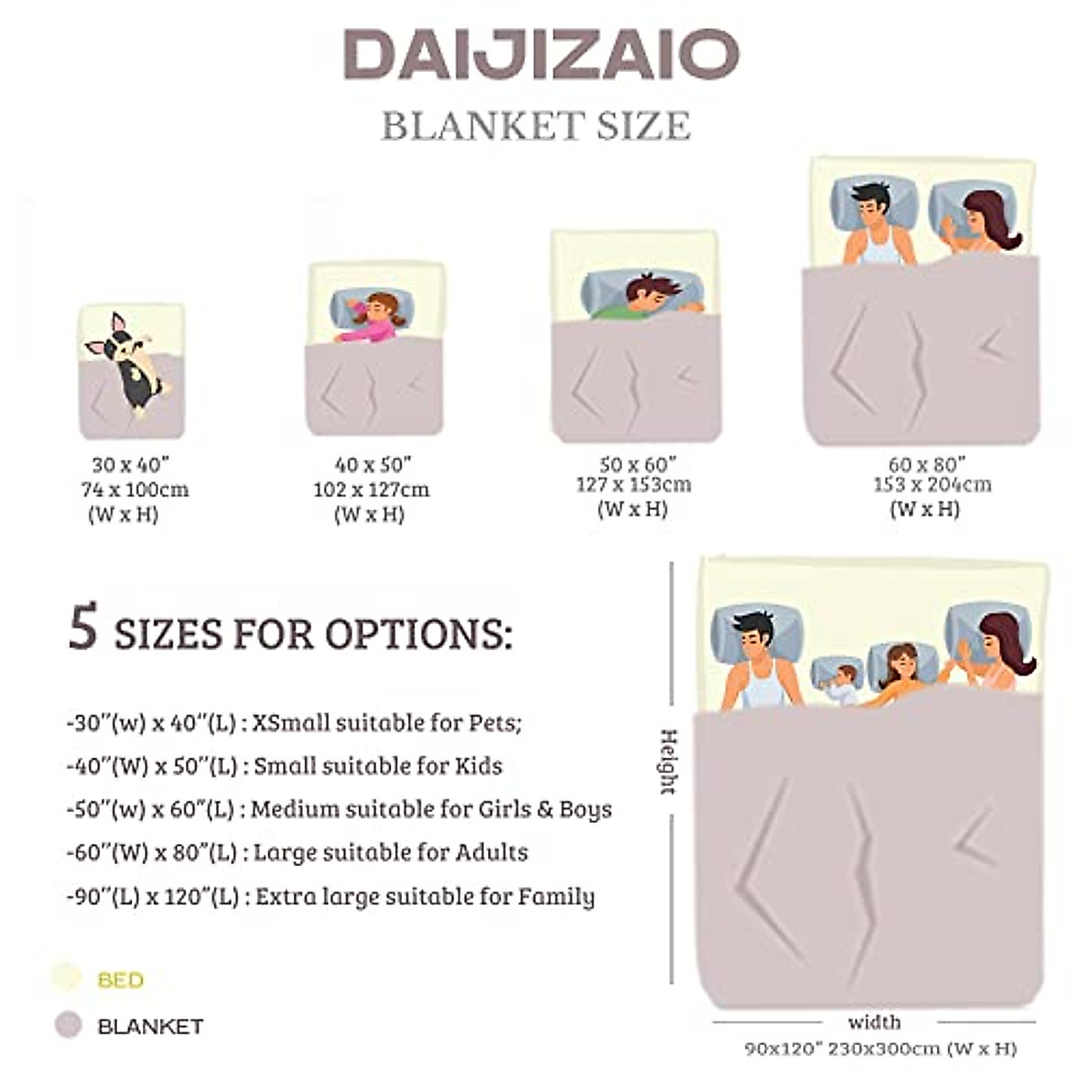 Daijizaio Food French Fries Blanket Lightweight Plush Flannel Quilt for Kids Women Men Bedroom Couch Bed Sofa Decorative Throws Gift 60"x50" Medium for Boys Girls