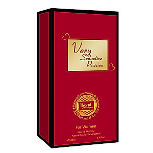 Hybrid & Company Very Seductive for Women Eau De Parfum Natural Spray Sensual Scent, 3.4 Fl Oz