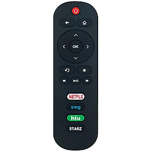 RC280 Replacement Remote fit for TCL Roku TV 32S305 49S405 49S403 43S303 55S403 32S301 50FS3800 32S3750 32S3800 32S4610R 32S3850A 32S3700 43FP110 40FS4610R 43S405 40S305 43S305 55S405 32FS4610R 32S800