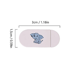 SOLUSTRE 12 pcs Camera Privacy Cover Webcam Cover Slide Camera Slide Cover Cute Laptop Lens Cover Webcam Privacy Computer Tablet para niños Webcam Lens Cover Slider Protector Pearlescent