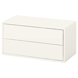 IKEA Eket Cabinet with 2 Drawers, White