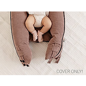 Lounger Cover by Sofia Amber – Cover ONLY for DockAToT and Sleepyhead Deluxe + Docks - Baby nest Sleep Pod Replacement Extra Cover - Cocoa