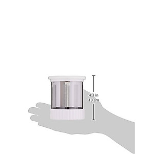 Moha Presto Mill for Chilled Butter, 4" x 3", White