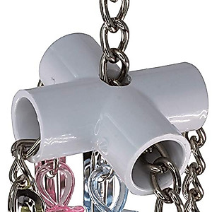 Bonka Bird Toys 2001 Spoon Clacker Durable Stainless Steel Pull Parrot Parrotlet Quaker Cockatiel